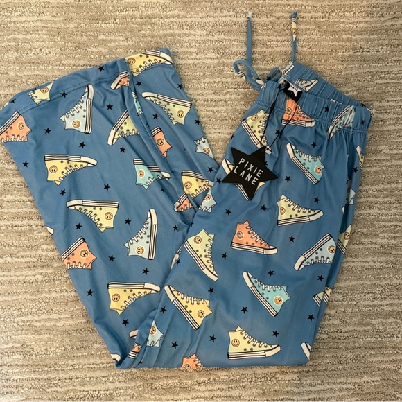 Pixie Lane | Pajamas | New W Tags Pixie Lane Boys Blue Converse Sneaker ...